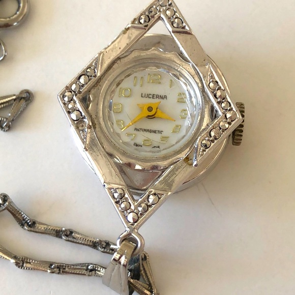 lucerna | Accessories | Vintage Lucerne Necklace Watch Runs | Poshmark